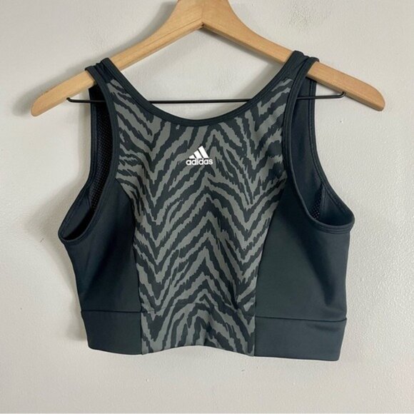 adidas | Intimates & Sleepwear | Adidas Aeroready Zebra Sports Bra ...